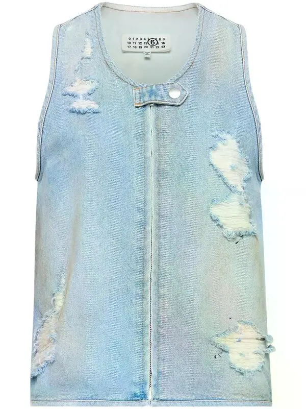 MAISON MARGIELA Distressed Effect Waistcoat