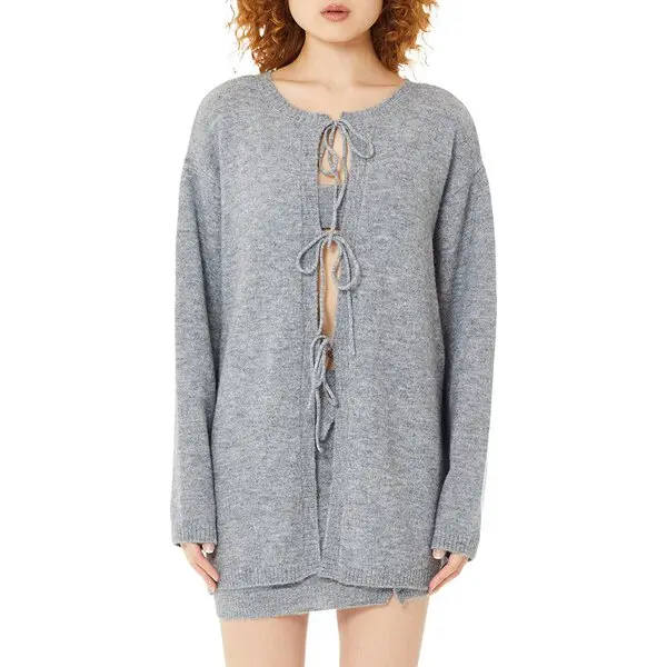 FIND ME NOW Owen Tie Front Cardigan