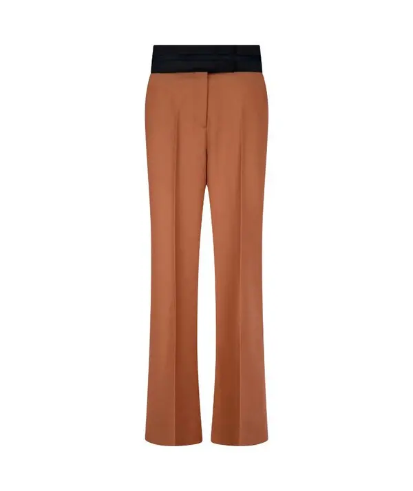 Marina Moscone Relaxed Virgin Wool Trousers