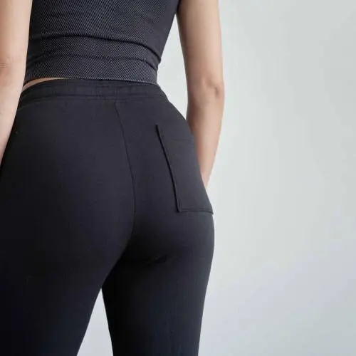 EAVOLU Serengeti Eco-luxe Fleece Slim Pant - Slate