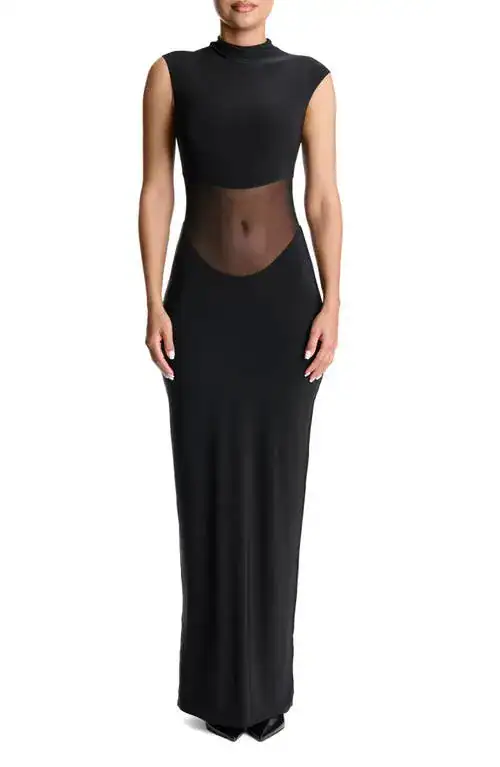 knee length dresses for ladies Illusion Hourglass Dress – SLAYEDBYTEN main image 1