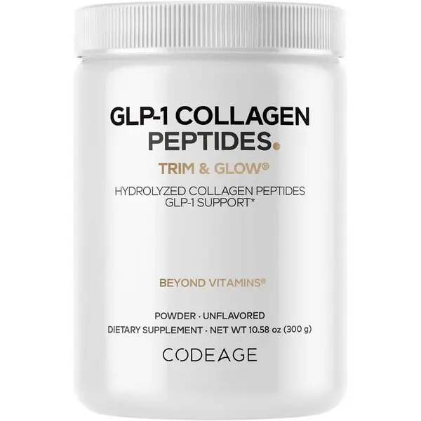 CODEAGE Glp-1 Collagen Peptides Powder 300 Grams - One-color