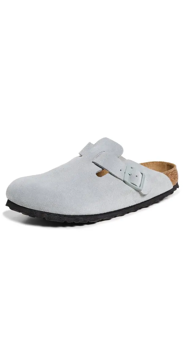 BIRKENSTOCK Boston Soft Footbed Clogs - Pure Sage