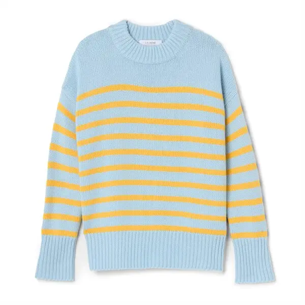 LA LIGNE Marin Sweater - Light Blue,goldenrod