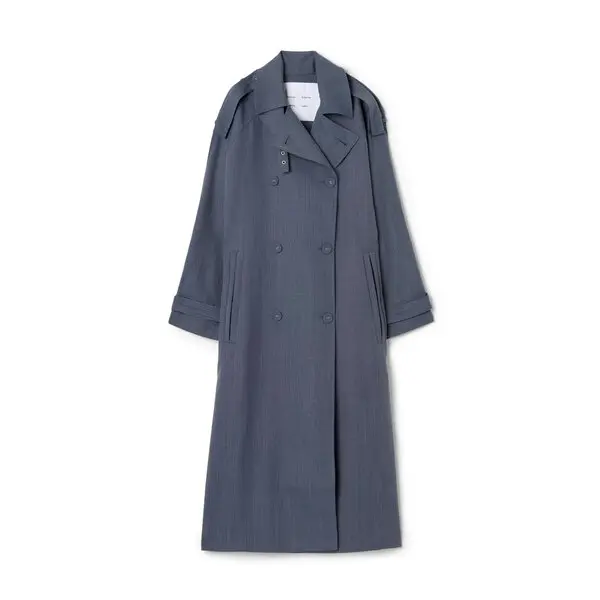 Proenza Schouler White Label Sakia Coat - Denim