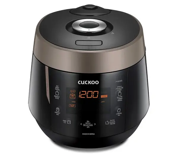 CUCKOO 6-cup 12-mode Fuzzy Logic High Pressure Ice Cooker - One-color