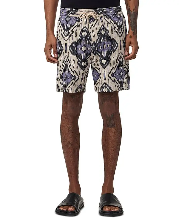 Nn07 Patterned Gregor 6.3" Shorts - Violet
