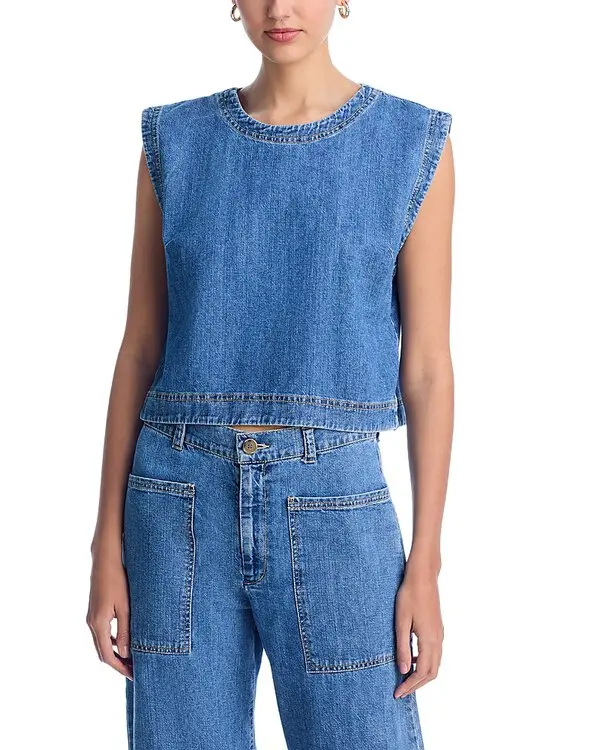 Velvet By Graham & Spencer Loren Tank Top - Indigo