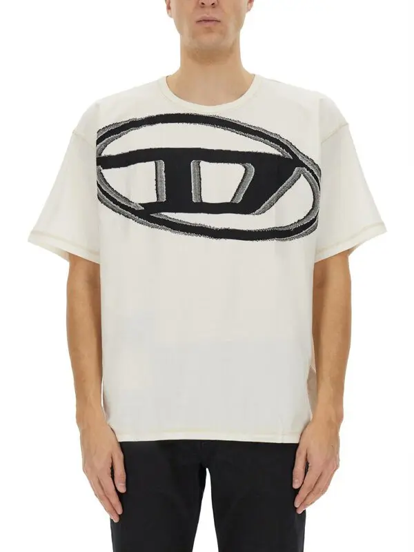 Diesel T-shirt With Maxi Oval D