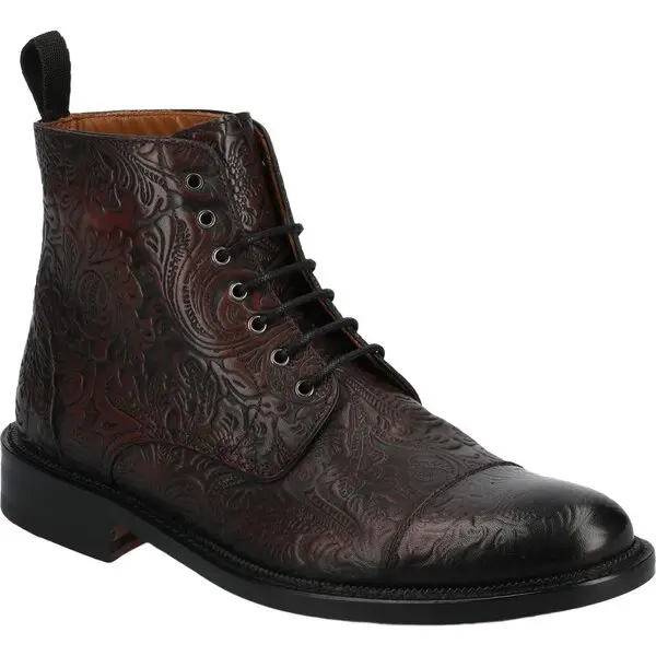 Taft The Rome Leather Boots - Morado Viejo