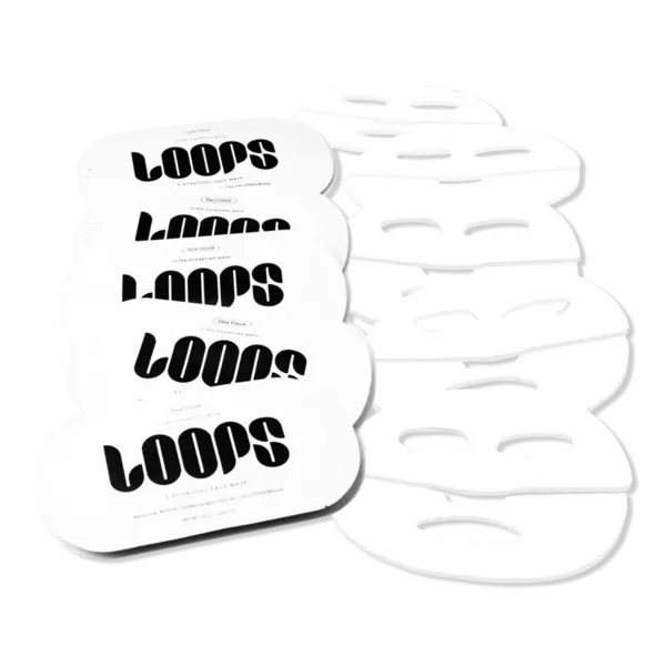LOOPS BEAUTY Dew Cloud Ultra Hydrating Face Mask 5 Piece Set - One-color