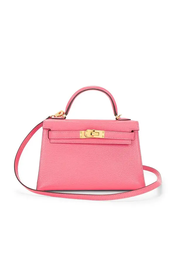 Hermès Chevre Kelly 20 Handbag - Rose Lipstick