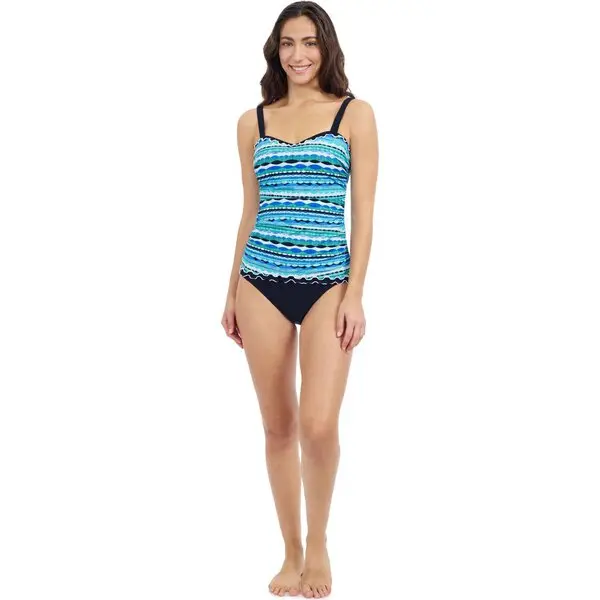 GOTTEX Bachata D Cup Tricolore Tankini - Blue Multi