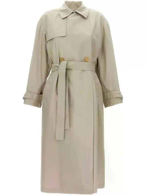 Max Mara Stretch Trench Coat - Neutrals