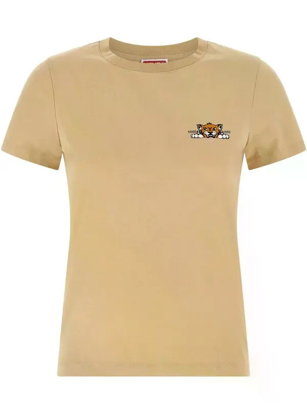 Kenzo Happy Tiger T-shirt - Neutrals