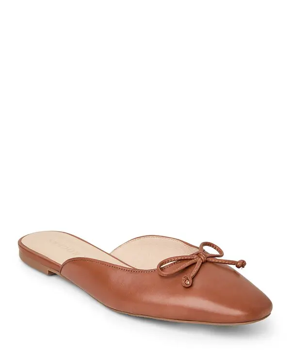 Jack Rogers Ginny Flat Mule Sandals - Cognac