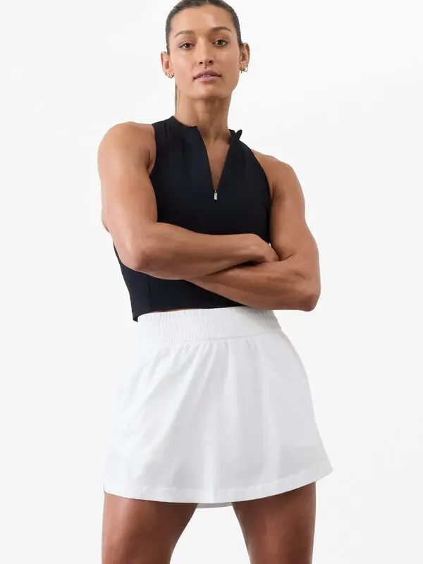 Athleta Weekender High Rise 14" Run Skort - Bright White