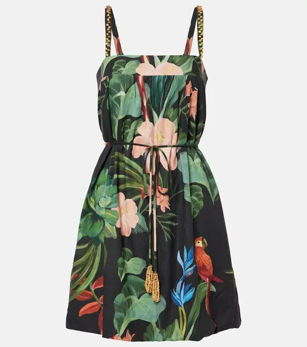 Farm Rio Printed Mini Dress