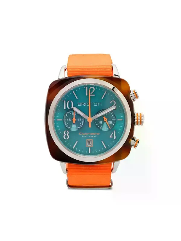 BRISTON 40mm Clubmaster Classic Watch - Green