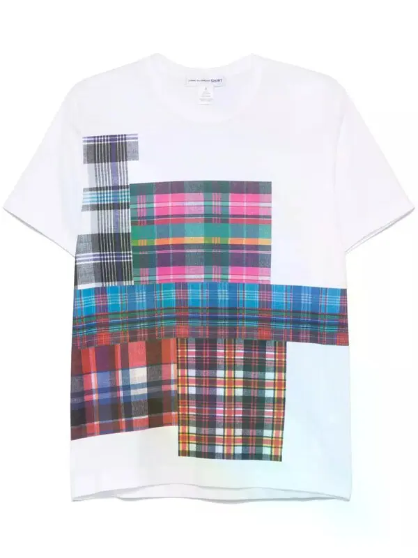 Comme Des Garçons Checked T-shirt
