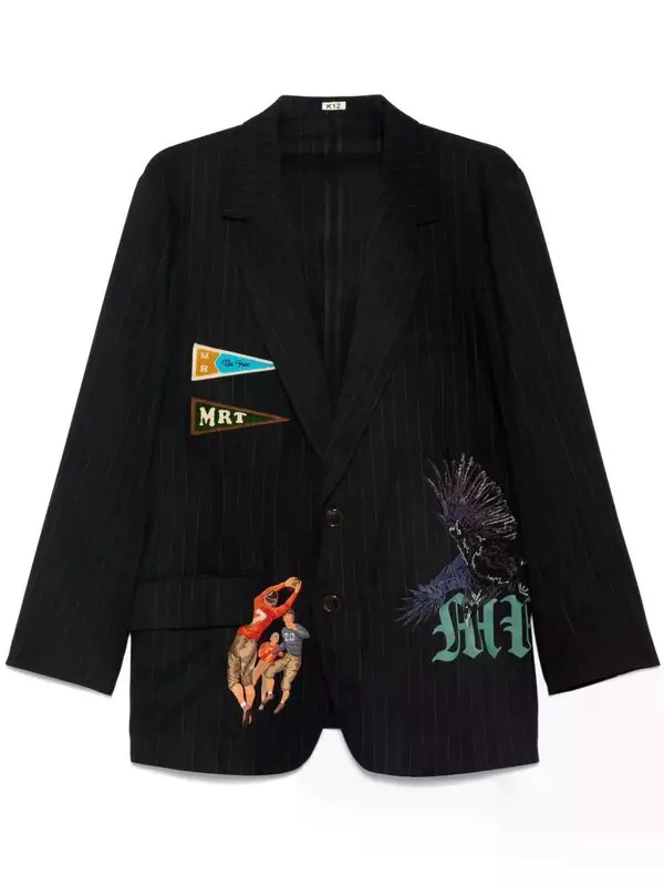KHOKI Pinstripe Blazer