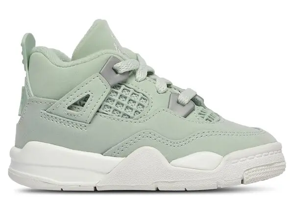 JORDAN 4 Retro Sneakers - Seafoam/sail/metallic Silver