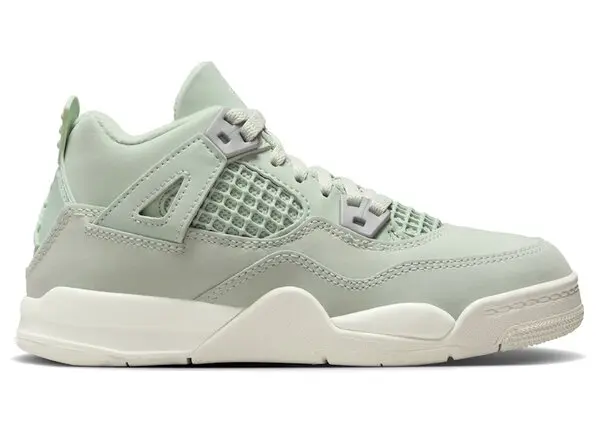 JORDAN 4 Retro Sneakers - Seafoam/sail/metallic Silver