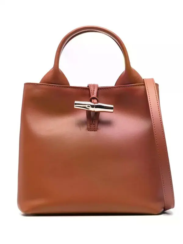Longchamp Le Roseau Small Tote Bag - Brown