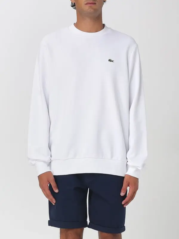 Lacoste Crewneck Sweatshirt - White