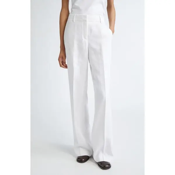 Lafayette 148 New York Sullivan Wide Leg Linen Pants