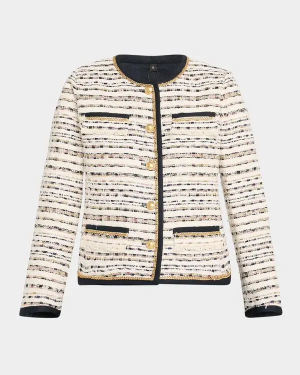 Kobi Halperin Kiera Chain-trim Tweed Jacket