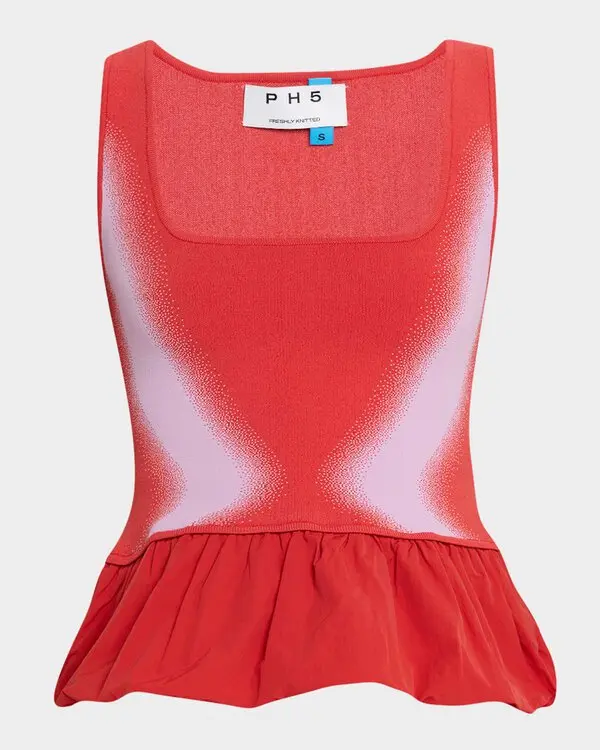 Ph5 Lily Mixed-media Tank Top