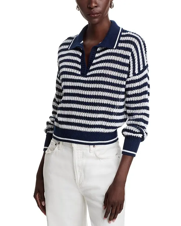 525 Kimberly Striped Sweater - Dark Blue