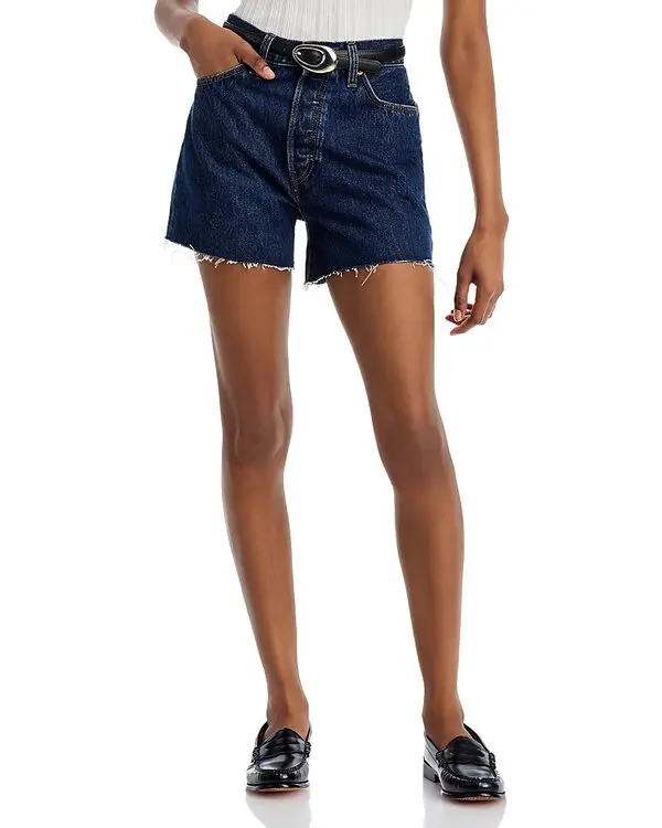 RE/DONE 90s Low Slung Denim Shorts - Heritage Rinse