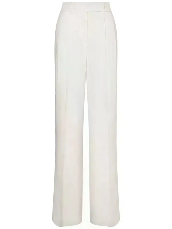 Alberta Ferretti Straight-leg Trousers - White