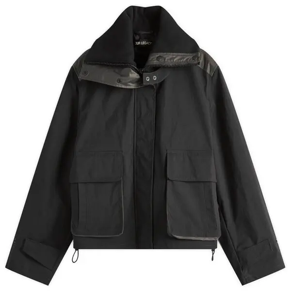Our Legacy Marine Jacket - Static Black Papyrus Poly