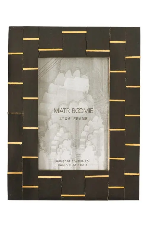 MATR BOOMIE Andhera Dash Picture Framecarved Horn, Brass
