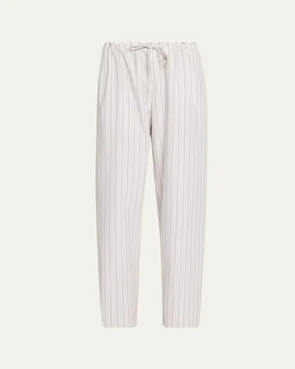 THE ROW Hypnosta Striped Straight-leg Pants
