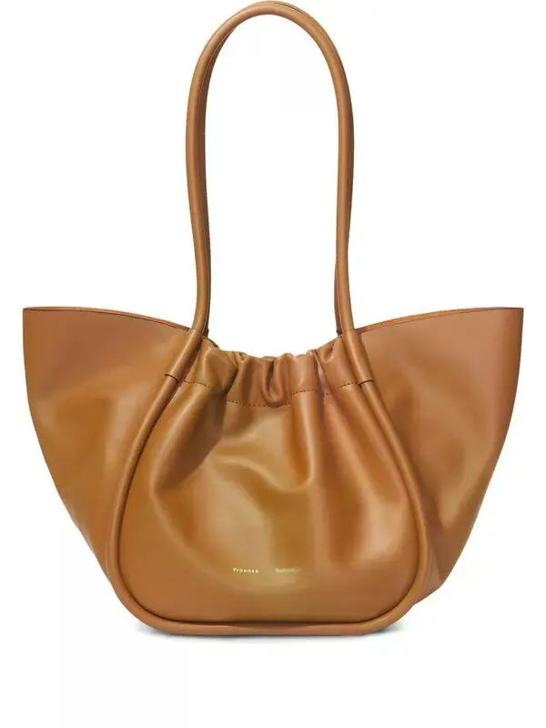 Proenza Schouler Large Ruched Tote - Brown
