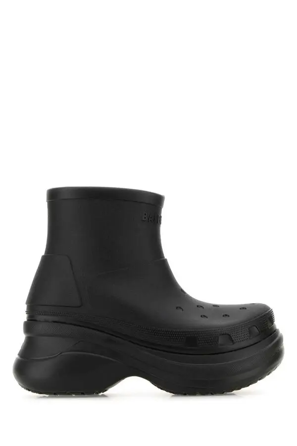 Balenciaga X Crocs Ankle Boots In Black 4% Off Editorialist