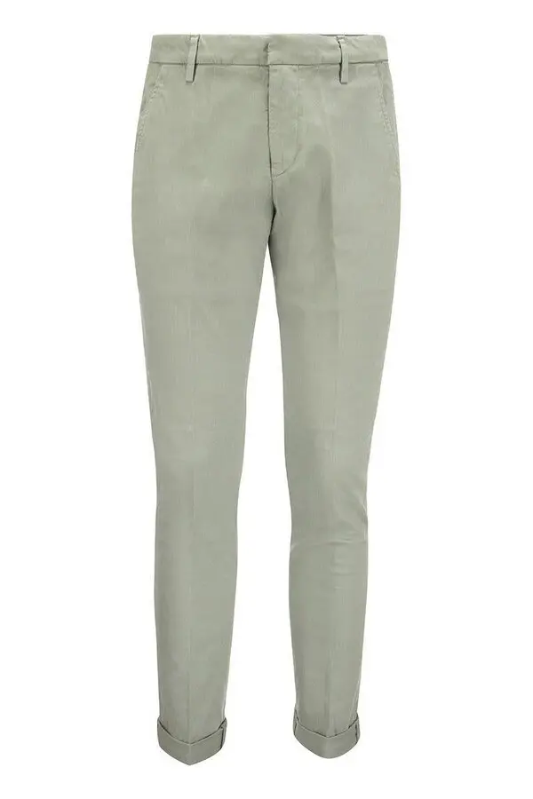 DONDUP Gaubert Slim-fit Gabardine Trousers - Grey