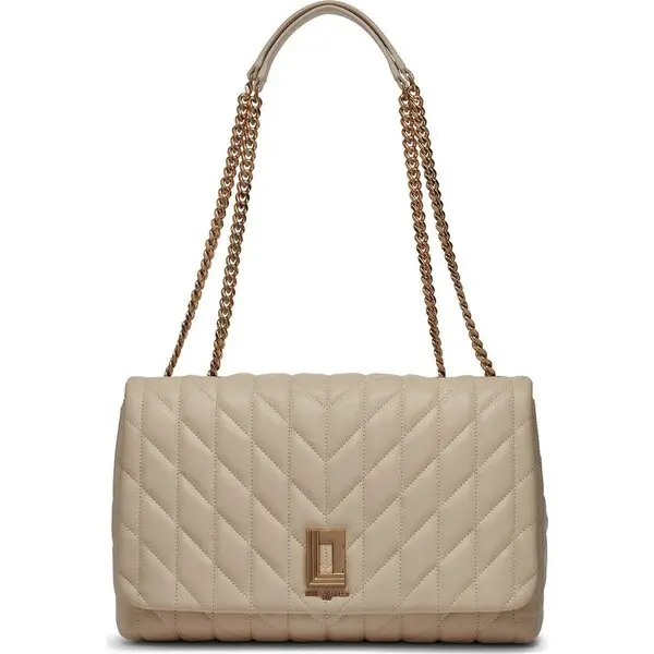 Karl Lagerfeld Paris Lafayette Shoulder Bag - Brie