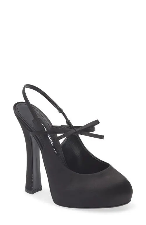 Dolce & Gabbana Vally Slingback Pumps - 8b956 Nero/ Nero