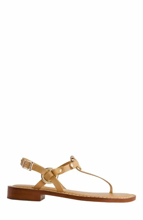 Bernardo Tuni T-strap Sandal - Dune