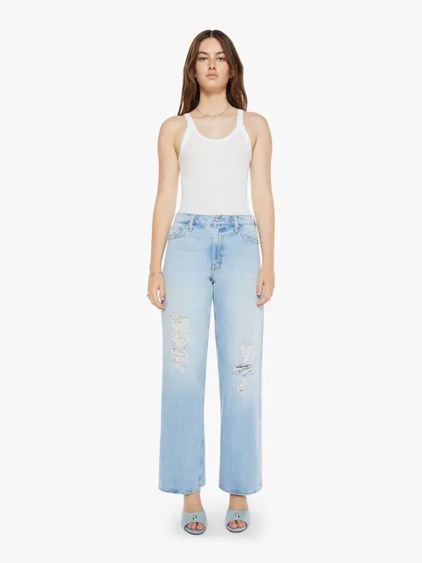 MOTHER The Spinner Zip Sneak Pedal Faster Jeans