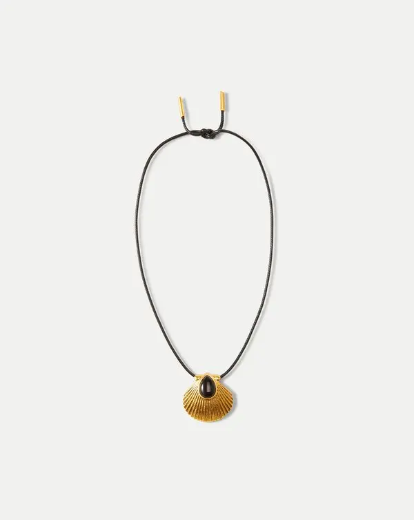 Veronica Beard Julietta Shell Pendant Necklace