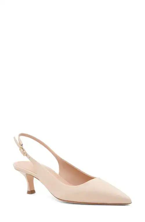 Bruno Magli Palerma Pointed-Toe Slingback Pump - Sand | Editorialist