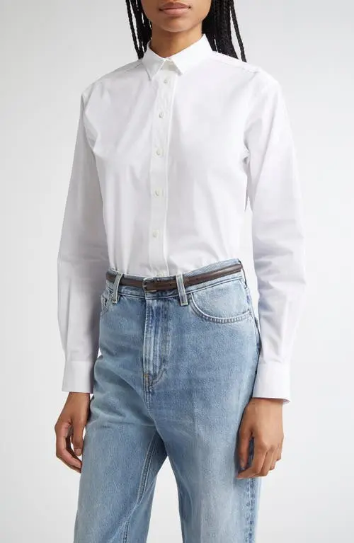 TOTÊME Signature Organic Cotton Poplin Shirt