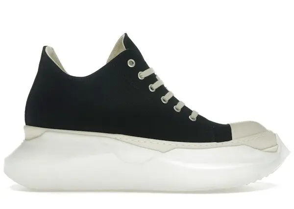 Rick Owens Abstract Low Top Sneakers