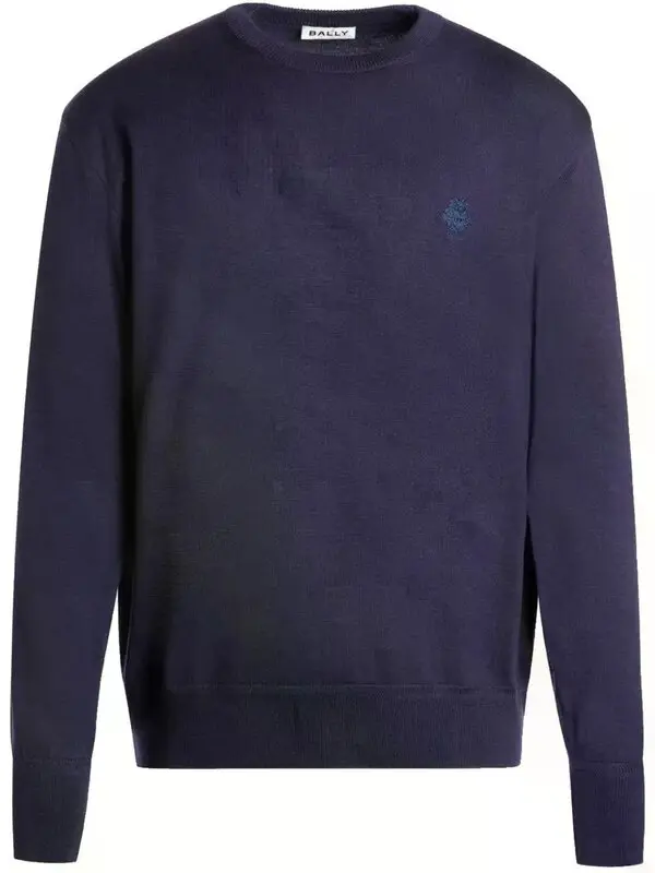Bally Crest-embroidered Jumper
